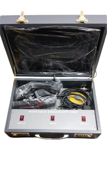 Portable Endoscopy Unit with Control Panel, Medical Equipment Case Set ...