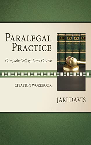 Amazon.com: Paralegal Practice Citation Workbook: Complete College ...