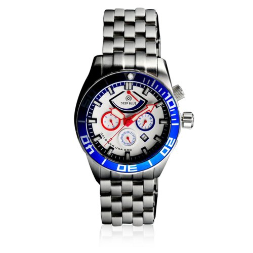 Deep Blue Chronograph Luminous dial Dial Men's Watch-I Cal Diver USA ...