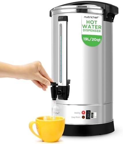 Amazon.com: NutriChef Water Boiler and Hot Water Dispenser, 19L ...