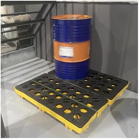 Drum Spill Containment Pallet, Modular Industrial Stackable Platform ...
