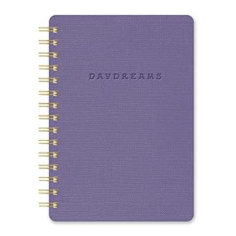 Studio Oh! Daydreams Round Corner Spiral Notebook, 208 Pages, Debossed ...