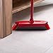 Vileda 160496 DuActiva 2-in-1 Anti-Dust Broom Plus Dustpan Set, Red ...