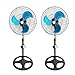 Electric Pedestal (Stand) Fan 18-Inch | Set of 2 | DigiMark – Metal ...
