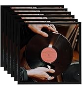 Amazon.com - OMISHE 12.5x12.5 Vinyl Record Frame White, PVC Record ...