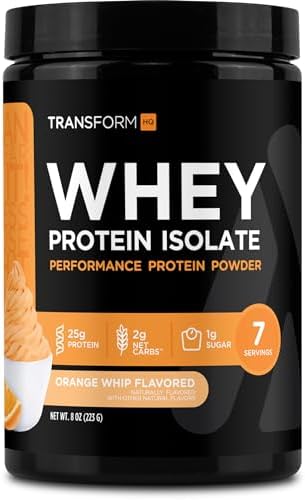Amazon.com: TransformHQ Whey Protein Isolate (WPI) Orange Whip Flavored ...