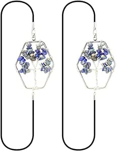 Amazon.com: Metal Bookmark Hexagon Elastic Tree of Life Bookmarks Dyed ...