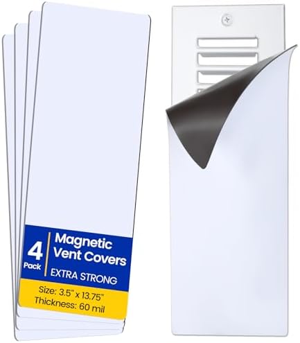 Seatern Magnetic Vent Covers, Extra Strong Magnets, 3.5" x 13.75" (4 ...