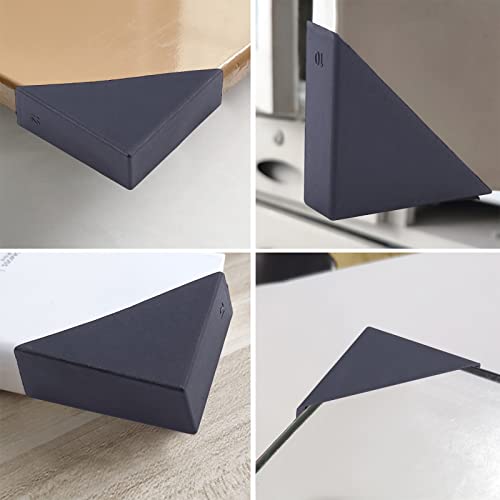 Snapklik.com : 60Pcs Triangle Corner Protector, 6 Sizes Plastic Glass ...