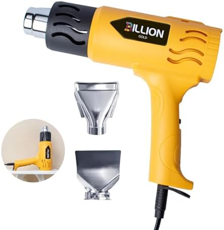 VonHaus Heat Gun - 2000W 350℃ & 600℃ Paint Stripper, Hot Air Gun w/ 2 ...