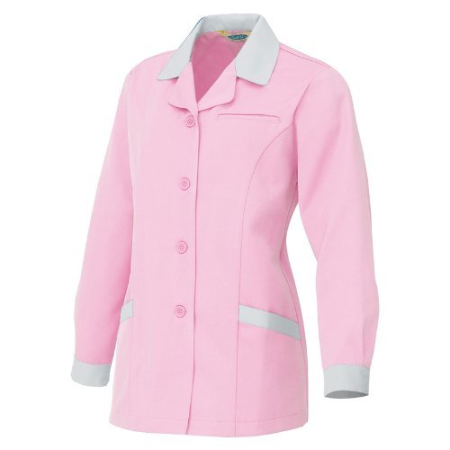 Amazon.co.jp: 秋冬物 AITOZ アイトス レディース長袖スモック AZ-6366 060ピンク 5L : ファッション