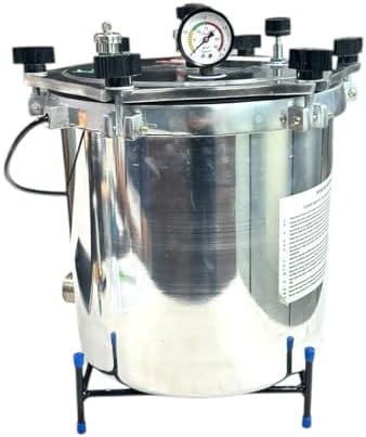 LIFEX Wing Nut Type Autoclave 21 Litres | Aluminium | Size 12" x 12 ...