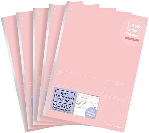 Amazon.com : Kokuyo Campus Study Planner Notebook, Daily Ruled, Semi-B5 ...