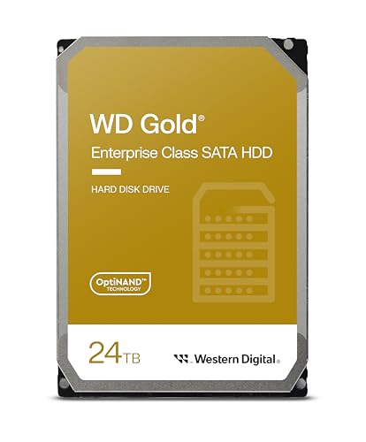 Western Digital 24TB WD Gold Enterprise Class SATA Internal Hard Drive ...