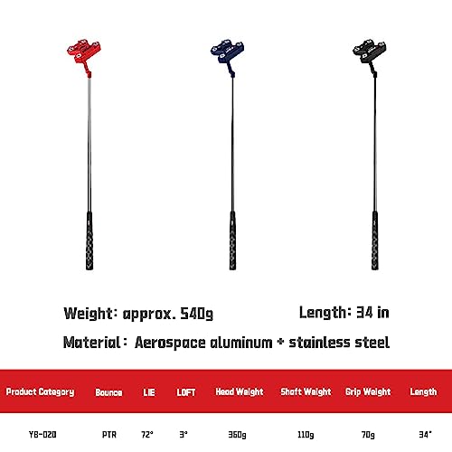 PGM Golf Putter with Aerospace-Grade Aluminum, CNC Machining, Ultra-Low ...