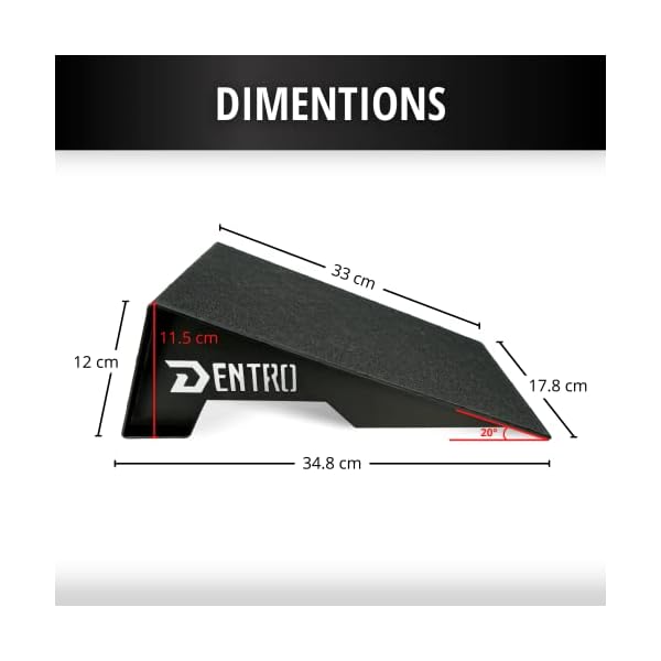 Dentro Metal Squat Wedge Blocks for Heel Elevated Exercises – Slant ...