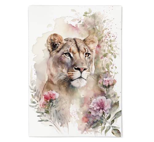 Amazon.com: Lioness Wall Art - Lioness Wall Decor - Lioness Print ...
