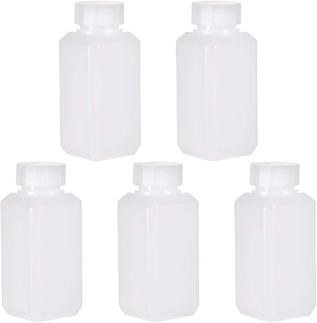 Amazon.com: uxcell Plastic Lab Chemical Reagent Bottle 100ml/3.4oz Wide ...