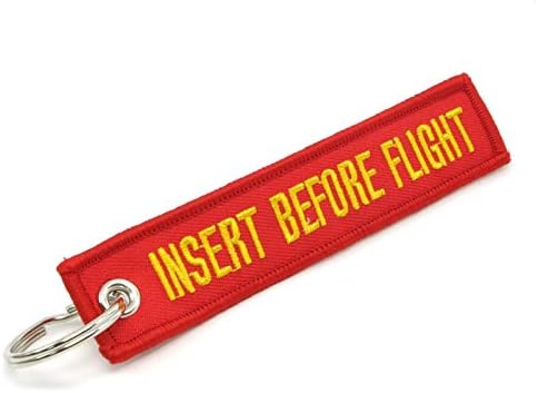 Amazon.com: Rotary13B1 Insert Before Flight - Keychain - Blue : Automotive