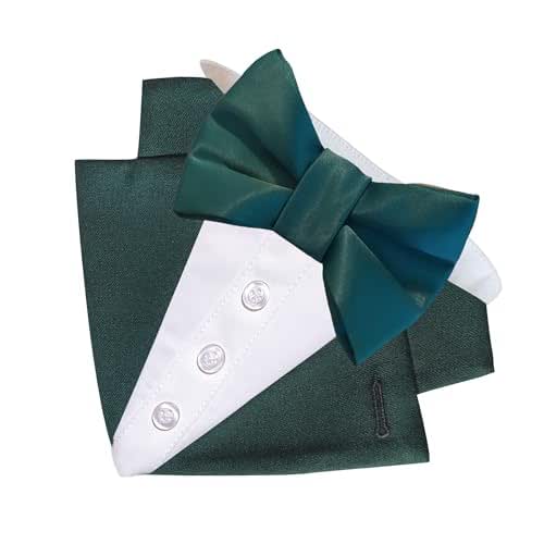 Amazon.com: Custom-Fit Dog Tuxedo with Bow Tie & Lapel Uncut Cham ...