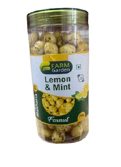 Classic Roasted Lemon & Mint Makhana | Non GMO | Fox nut,Phool Mkahana ...