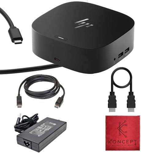 Amazon.com: HP Docking Station for Laptop Dual Monitor and Charging ...