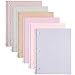 Amazon.com : Geyoga 6 Pack Color 3 Subject Wide Ruled Spiral Notebook ...