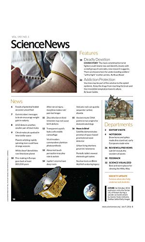 Science News Magazine Dates