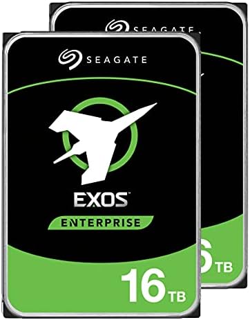 Amazon.com: Seagate Exos X16 32TB (16TB x 2 Packs) Enterprise 3.5" Form ...