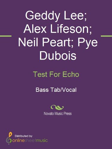 Test For Echo - Kindle edition by Alex Lifeson, Geddy Lee, Neil Peart ...