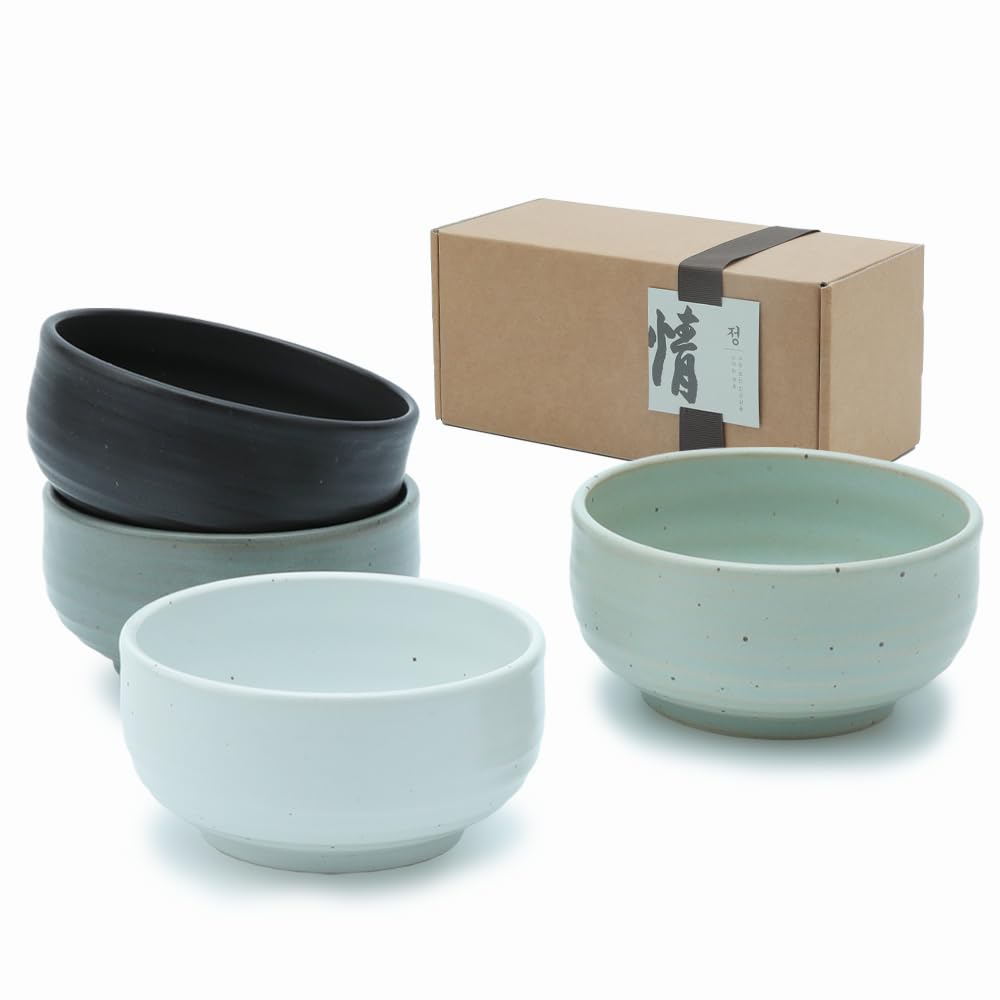 Amazon.com | Korean Traditional Rice Wine Bowl Set, Small bowls, set of ...