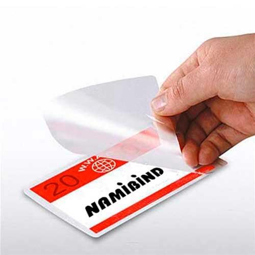Buy Namibind Id Card Lamination Pouch, Id Card Laminating Pouch 350 ...