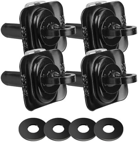 Amazon.com: ZIBOPAR 4PCS Truck Bed Tie Down Anchors Compatible with ...