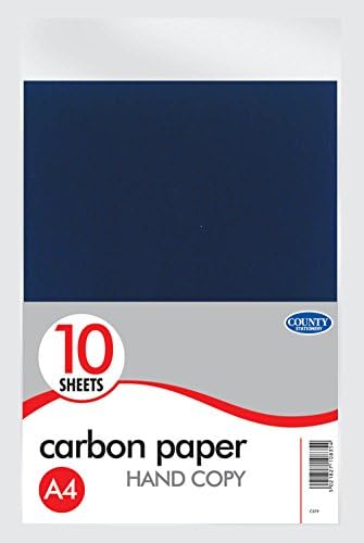 Stephens Handcopy Carbon Paper Blue A4 (10 Sheets) : Amazon.co.uk ...
