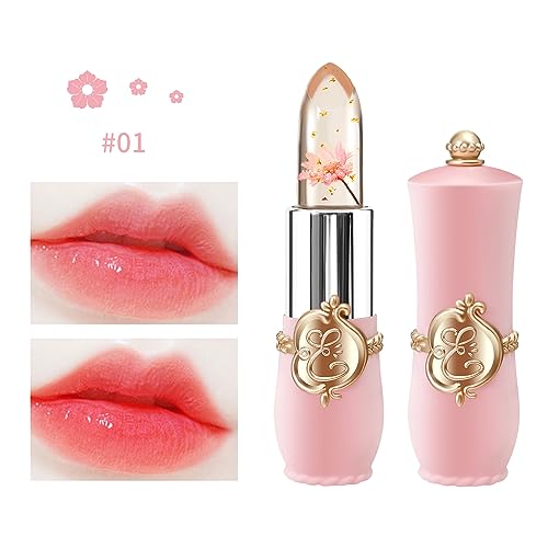 BestLand 3 Pcs/Set Flower Jelly Lipstick Set Temperature Change ...