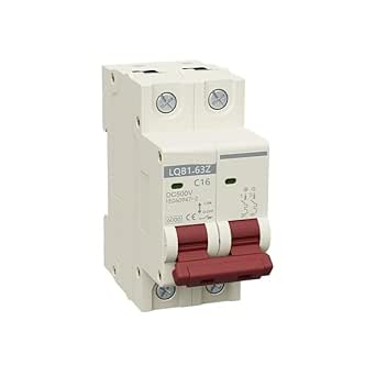 DC 2P MCB 500V Mini Circuit Breaker 6A 10A 16A 20A 25A 32A 40A 50A 63A ...