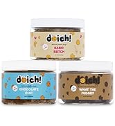 Amazon.com: Doich Variety Pack Cookie Dough (3-Pack) Healthy Cookies ...