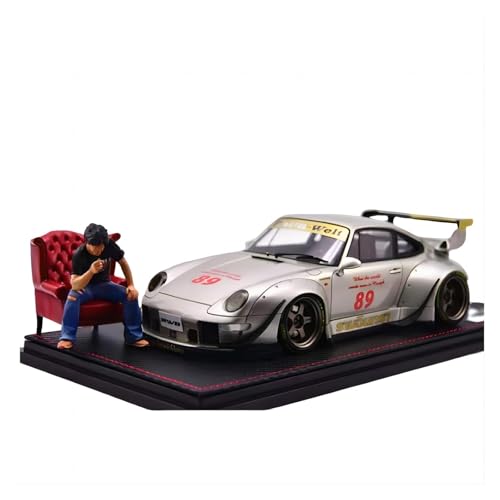 OIMOLO Scale Car Models for Porsche 993 Nakai 1:18 Doll Set - Want It All