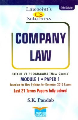 Amazon.in: Buy Company Law - CS Solution - Executive Programme Book ...