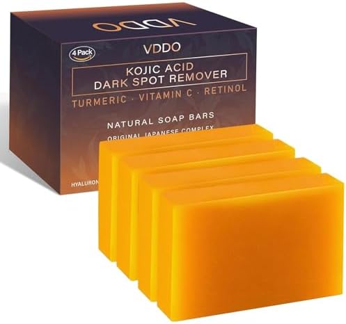 Amazon.com : VDDO-Kojic-Acid-Soap, Turmeric Soap for Dark spots with ...