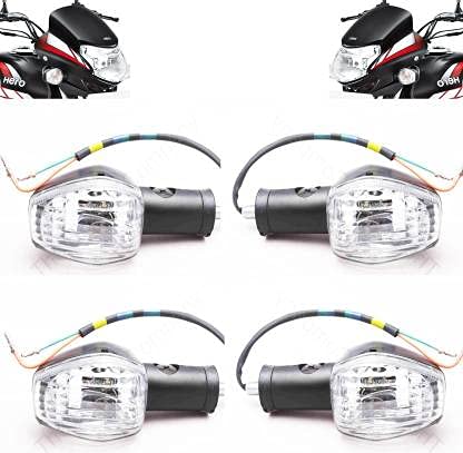 JDM ACCESSORIES Stylish bike indicator Turn Signal Indicator/Side Glass ...
