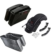 Amazon.com: TCMT Hard Saddlebags & Liners Carpet Insert + Rear Fender ...