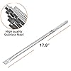 Amazon.com : Cast Iron Grill Grates and Stainless Steel Grill Part Kit ...