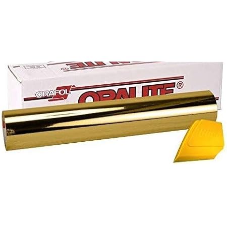 Amazon.com: HTVRONT Gold Chrome Vinyl - 12" x 10FT Mirror Metallic Gold ...