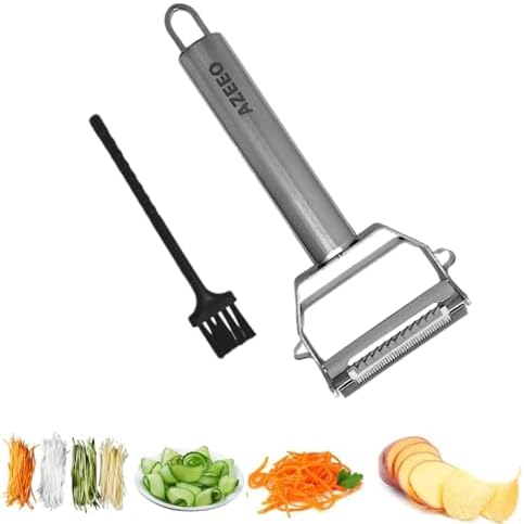 Amazon.com: AnGeer Julienne Peeler, Stainless Steel Vegetable Peeler ...