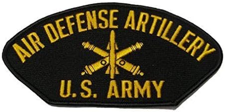 Amazon.com: USA Army Air Defense Artillery Patch - Gold On Black : Arts ...