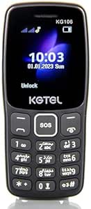 KGTEL KG106 mobile phone, 64 MB internal memory, 32 MB RAM, 2G network, blue: Buy Online at Best ...