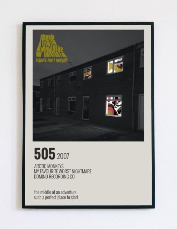 LAMIFRAME 505 Arctic Monkeys Music Poster, Wall Decoration Art Framed ...