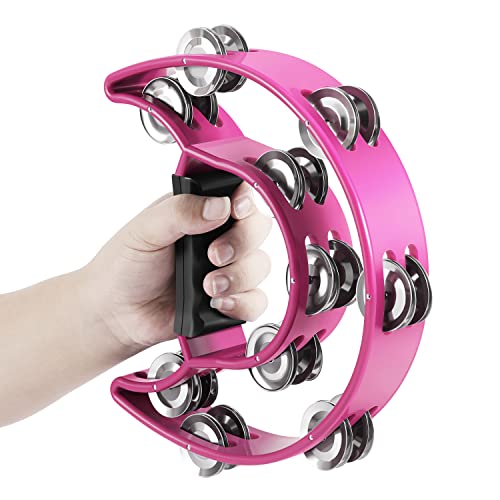 Snapklik.com : Flexzion Tambourine Metal Half Moon Musical Instruments ...