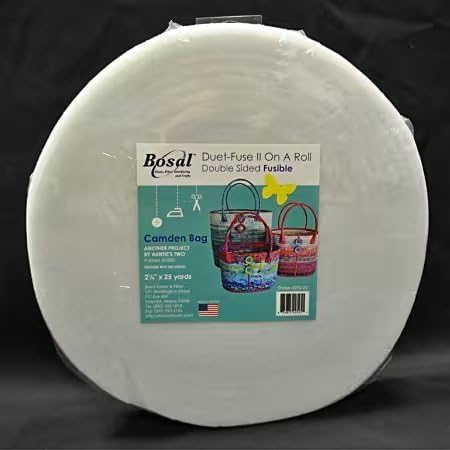 Amazon.com: Bosal Duet Fuse II Double Sided Fusible Batting Camden Bag ...